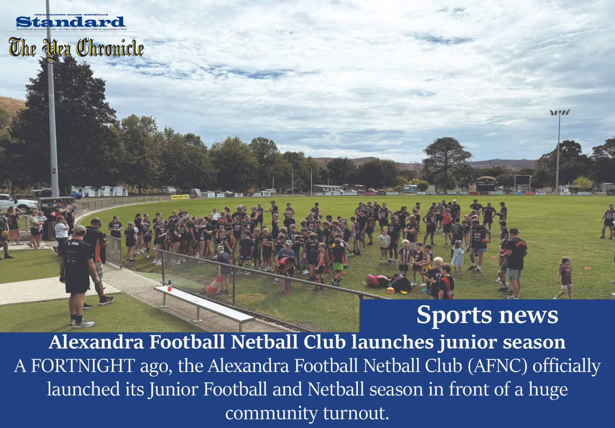 Alexandra Football Netball Club launches junior season - Alexandra ...