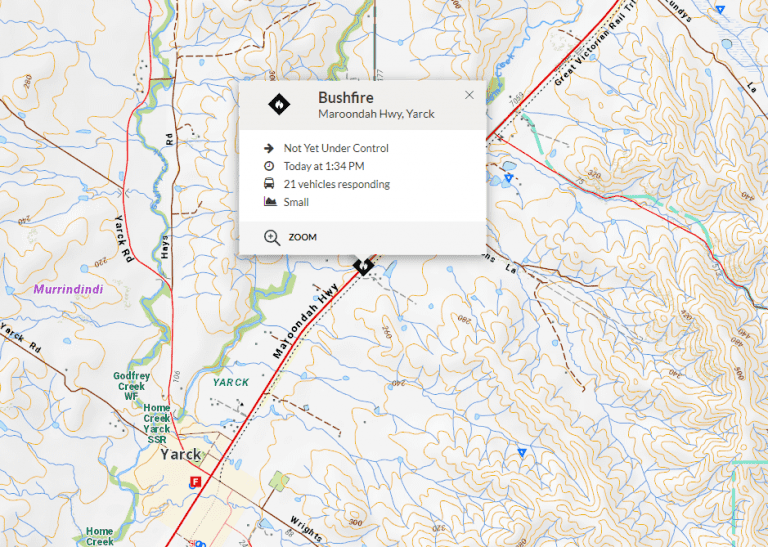 Yarck fire brought under control - Alexandra Newspapers
